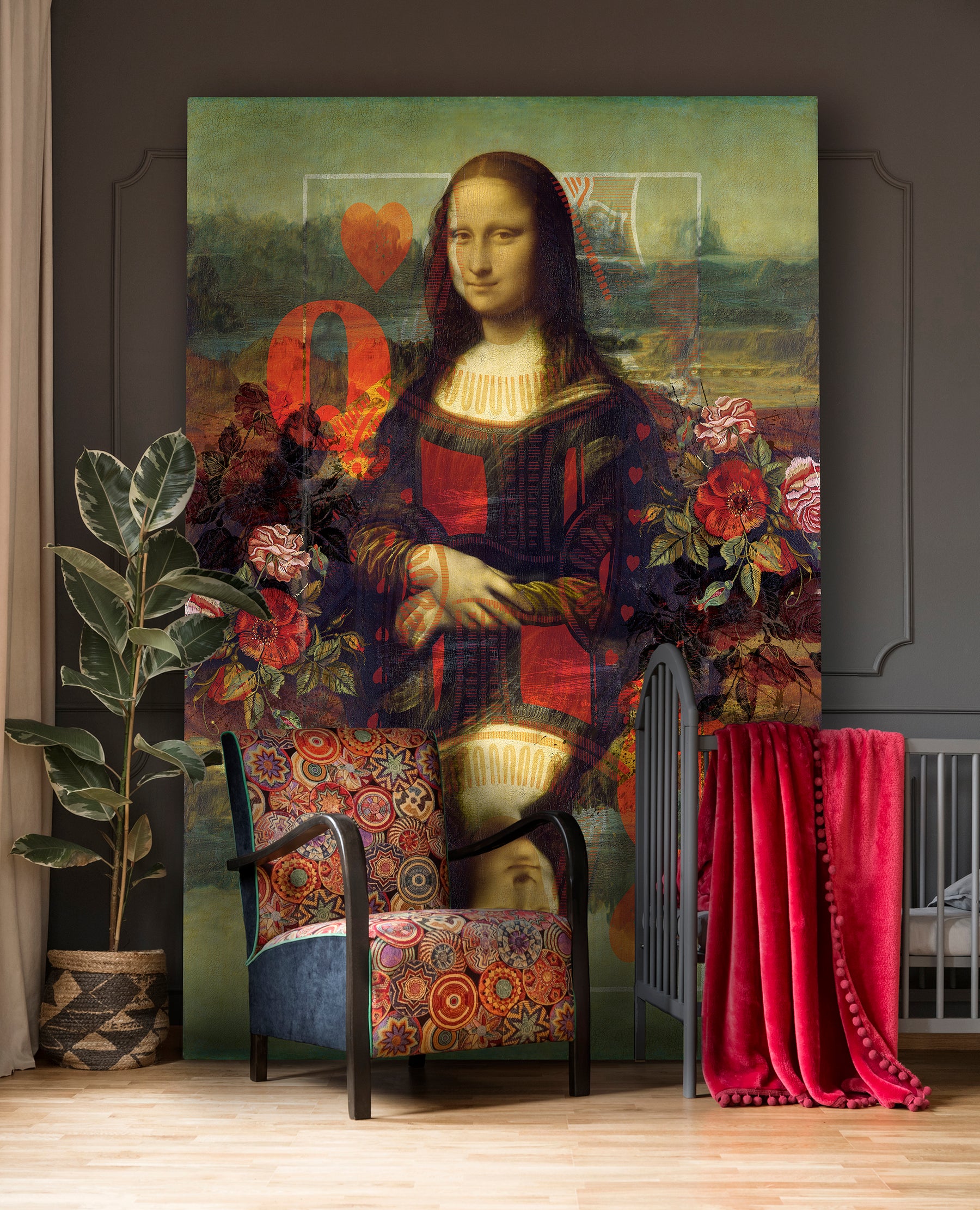 Fancy | Queen Of Hearts - Up to 46"x70" – Fancy The Collection